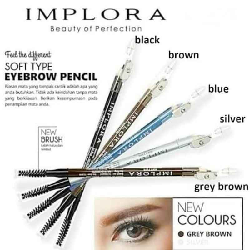 Jual Implora Eyebrow Pencil Beauty Perfection Pensil Alis | Shopee ...