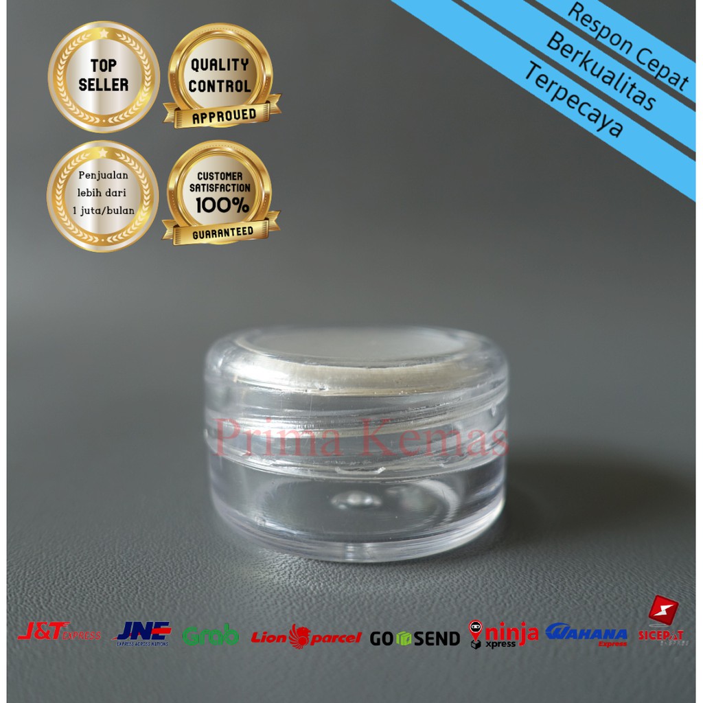 Jual Pot Krim - pot kosmetik - kemasan kosmetik - Pot Cream 5 gr Clear ...