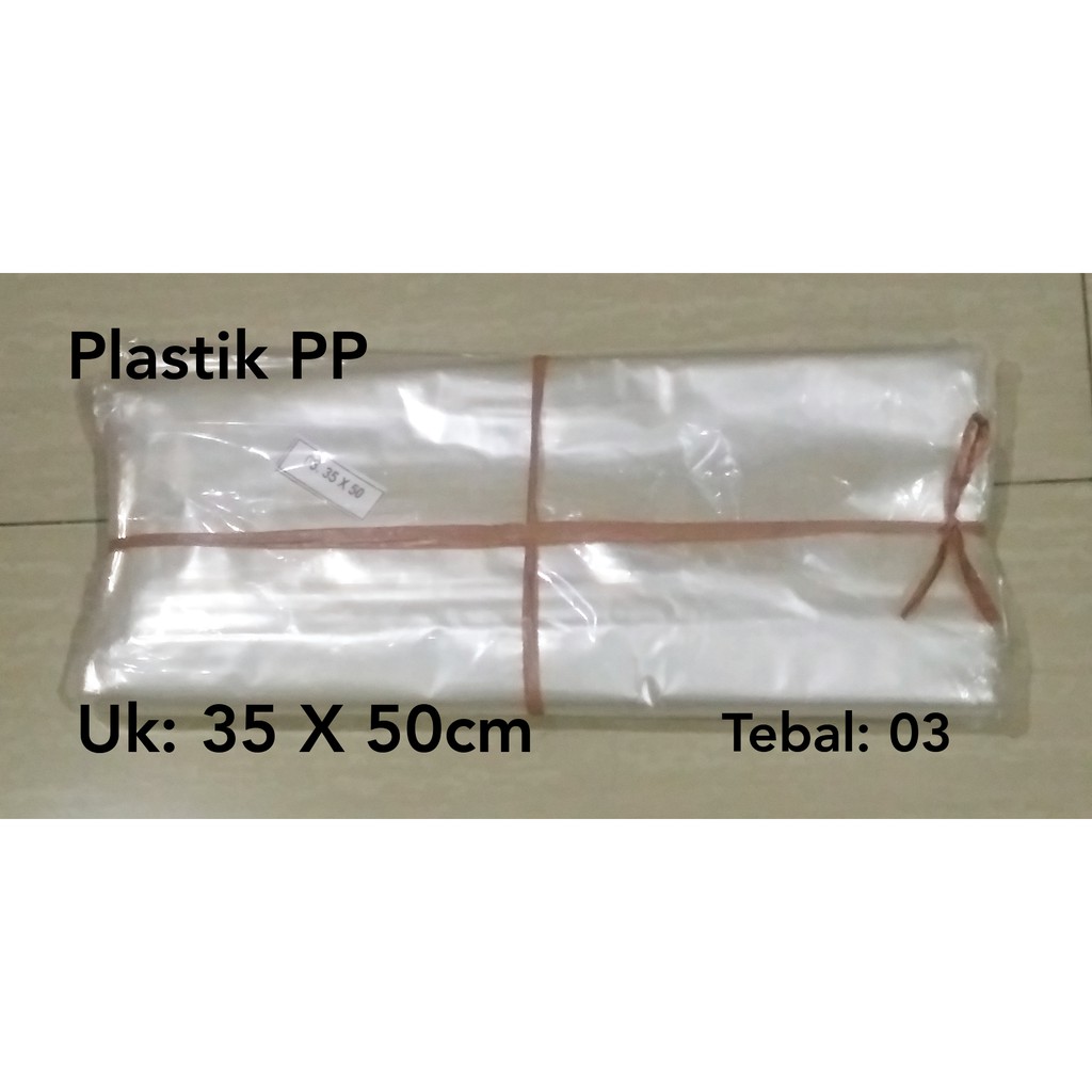 Jual Plastik Bening PP Aneka Ukuran Isi 500gram Plastik Tebal 03 Merek Wayang Shinta | Shopee ...