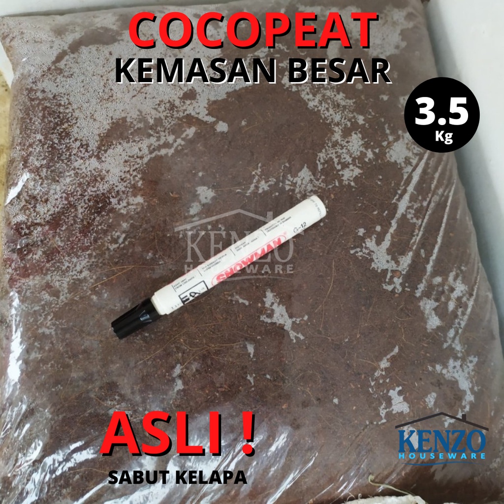 Jual Cocopeat Media Tanam 1 KG Kokopit Serabut Kelapa Halus Hidroponik ...
