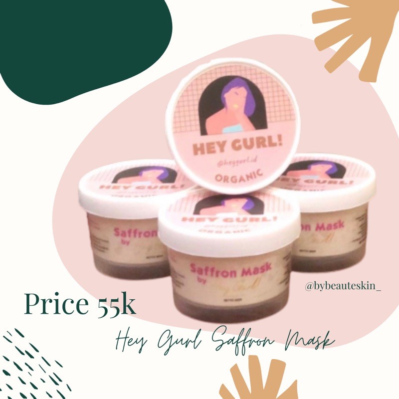 Jual RESS RESMI PREMIUM SAFFRON MASK BY HEY GURL! | Shopee Indonesia
