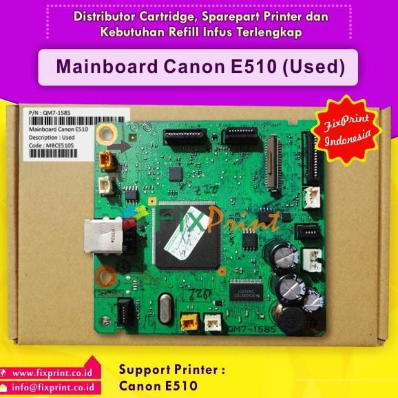 Jual BOARD PRINTER CANON E510 - MAINBOARD E510 MOTHERBOARD CANON E510 ...