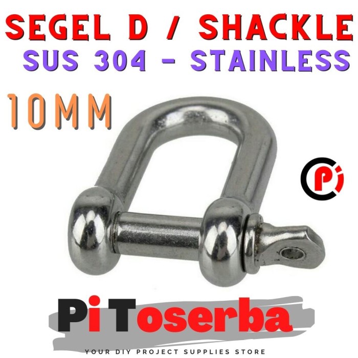 Jual Segel D 10mm M10 SUS304 Stainless SHACKLE CLAMP SAMBUNGAN RANTAI ...