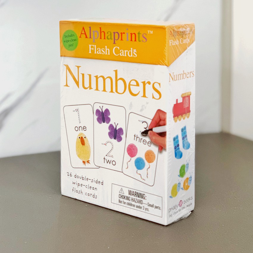 Jual FLASH CARDS NUMBERS ALPHAPRINT Wipe Clean Activity Flash Cards ...