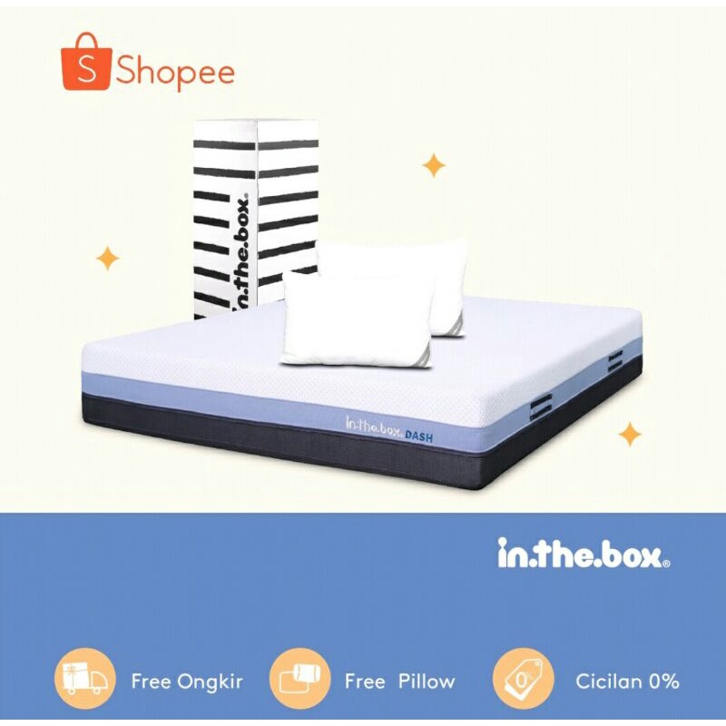 Jual Kasur Spring Bed In The Box Dash Ukuran 140 x 200 cm (Custom Size ...