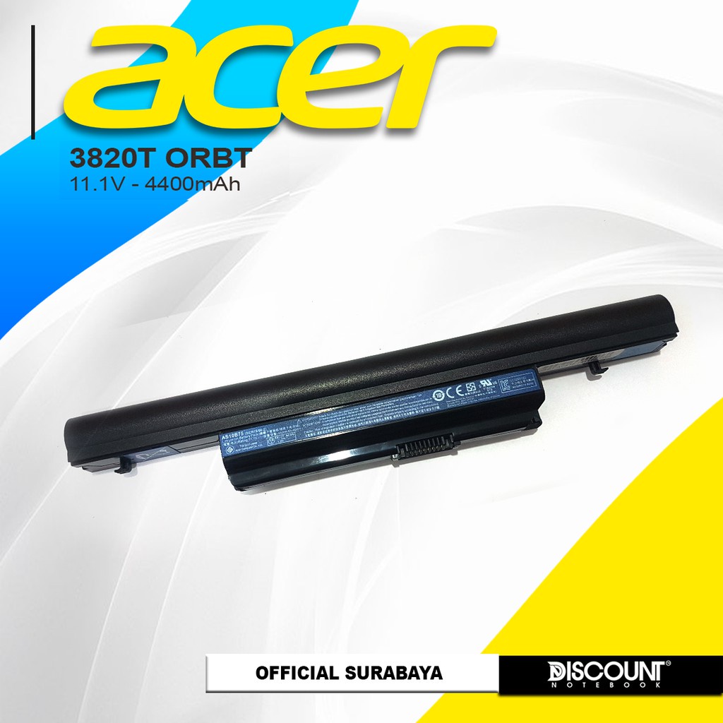 Jual ORIGINAL BATTERY LAPTOP ACER Aspire 4745. Timeline 3820T, 4820T ...