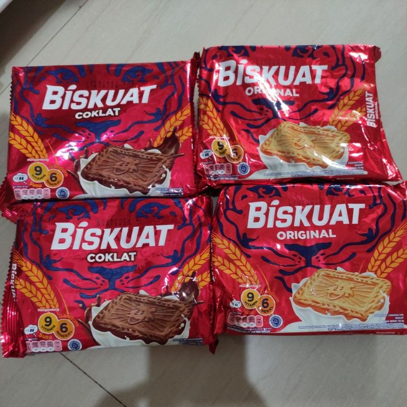 Jual BISKUAT biskuit Original coklat 121,6 g 45.6 g | Shopee Indonesia