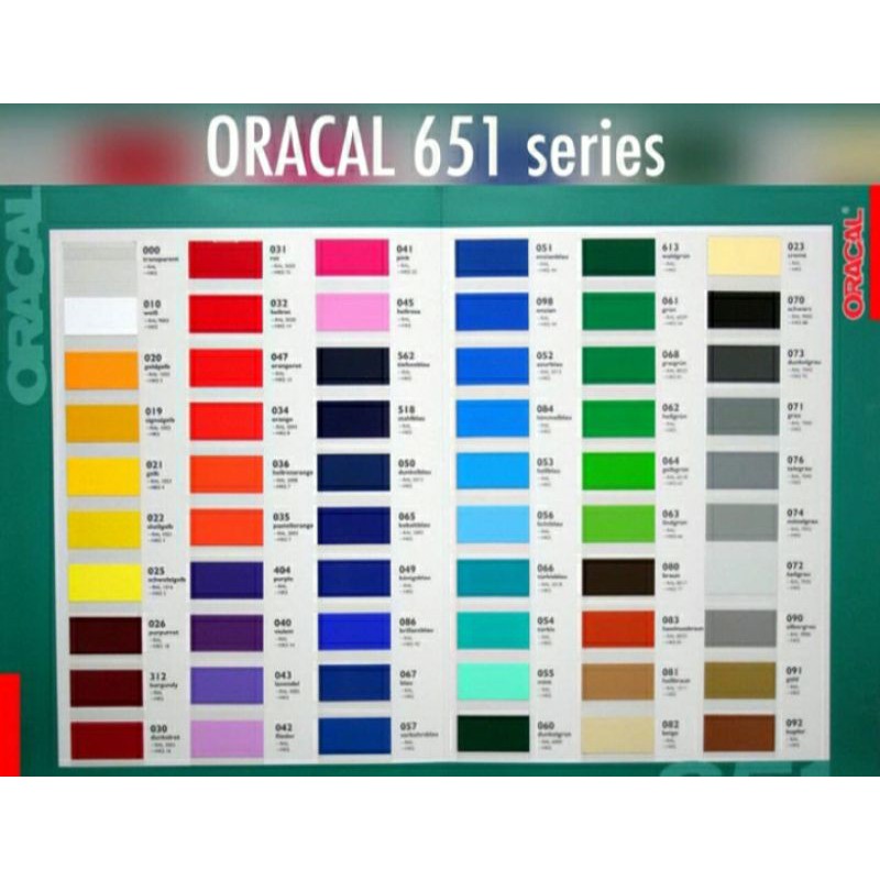 Jual Sticker Oracal 651 (126cm x 1meter) | Shopee Indonesia