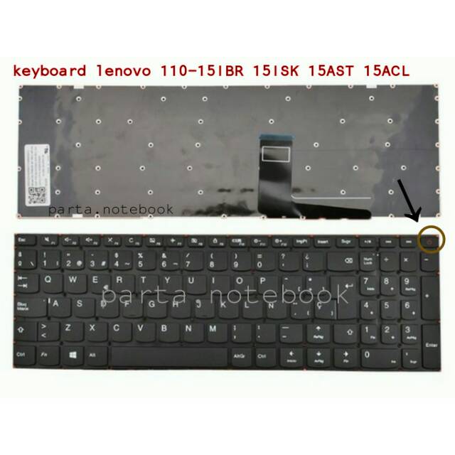 Jual keyboard laptop lenovo ideapad 110 110 15AST 110 15IBR 110 15ACL ... Jual keyboard laptop lenovo ideapad 110 110 15AST 110 15IBR 110 15ACL ...