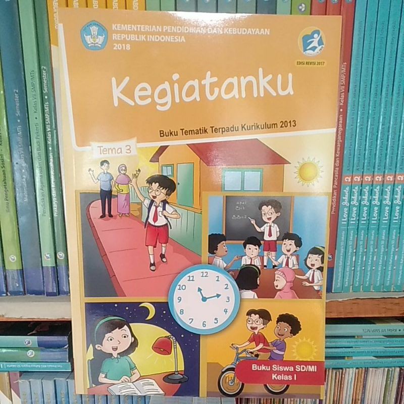 Jual Buku Diknas Tema 3 Kegiatanku Untuk Sd Mi Kelas I K13 Revisi