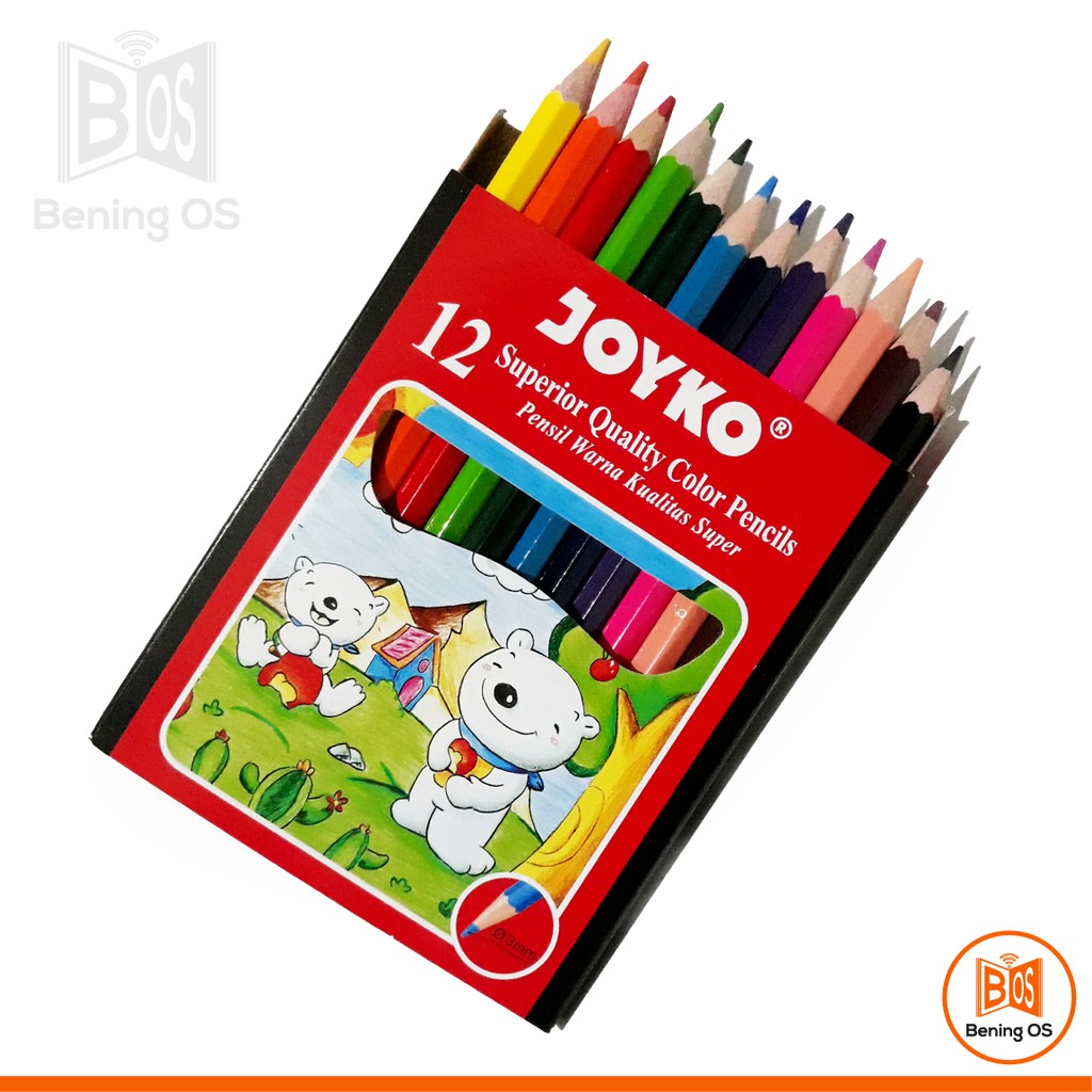 Jual Pensil 12 Warna - JOYKO Original (Pdk) | Shopee Indonesia