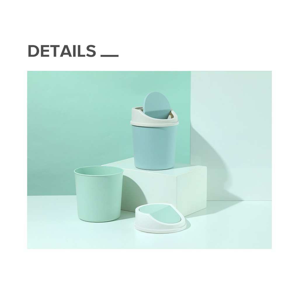 Jual MINISO Tempat Sampah Meja Kecil Mini Waste Bin Trash Bin Can ...