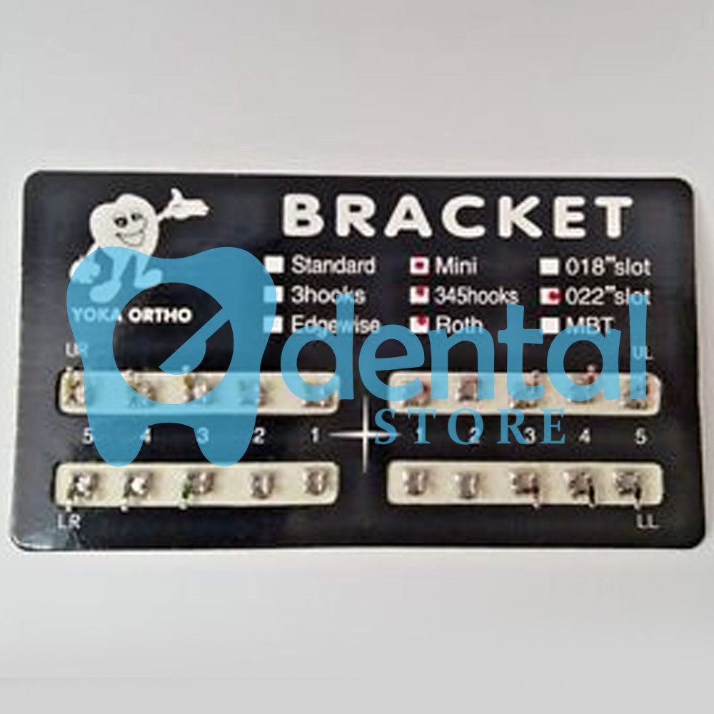 Jual E DENTAL BRACKET METAL Orthodontics Brackets STANDAR 345 HOOK ...