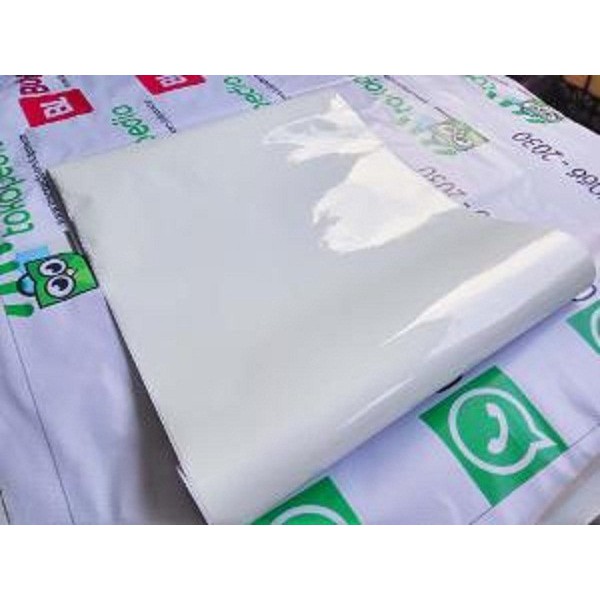 Jual STIKER - STICKER PUTIH GLOSSY WHITE MERK DECOLUX LEBAR 127 ...