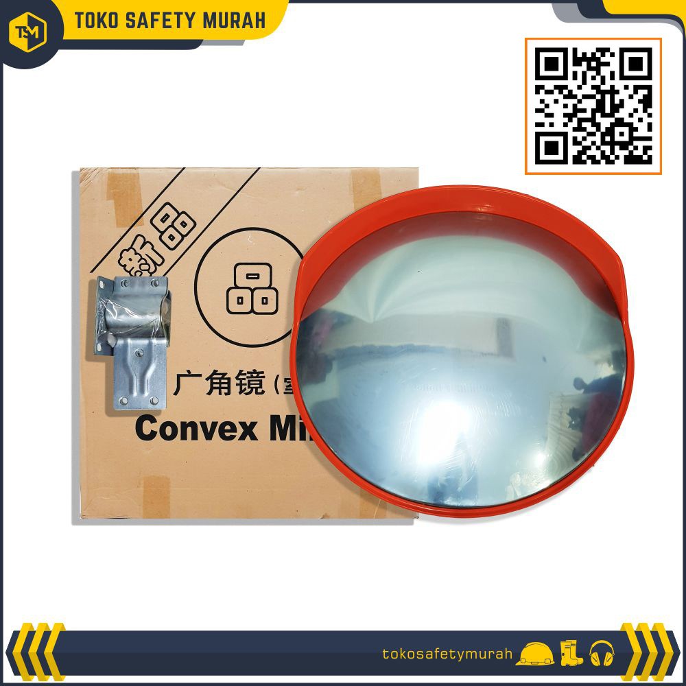 Jual Convex Mirror Kaca Cembung 45 cm Outdoor Cermin Kecil Simpang ...