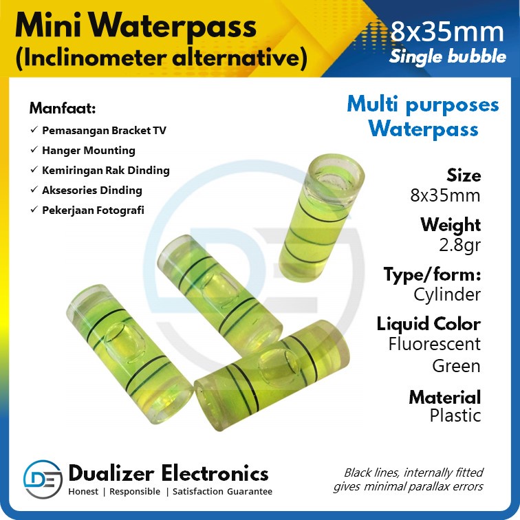 Jual Waterpass Mini Tabung/Cylinder Alat Ukur Kemiringan | Shopee Indonesia