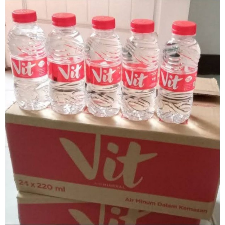 Jual Air Mineral Vit 220ml Botol (Moksa) | Shopee Indonesia