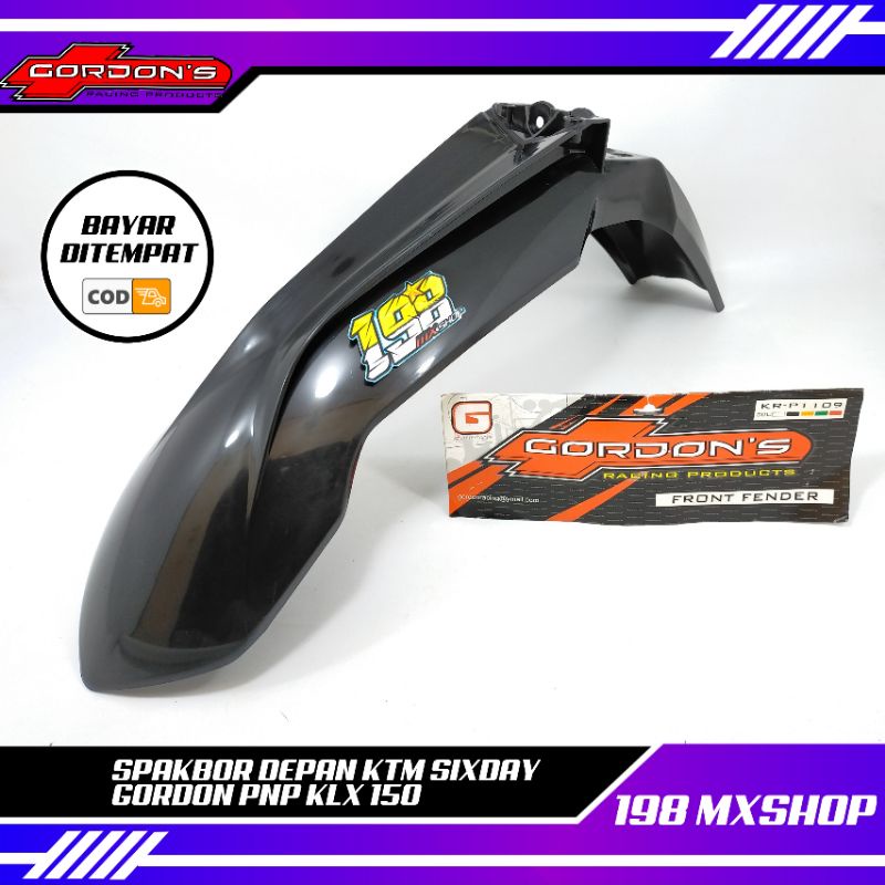 Jual SPAKBOR DEPAN KTM 250 SIXDAY GORDON KLX BODYSET GORDON - SUPERMOTO KLX BF CRF DTRACKER ...