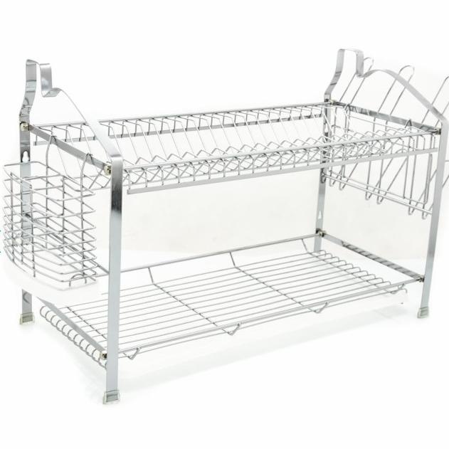 Jual Rak Piring Stainless Steel Silver Mydeniasakira | Shopee Indonesia