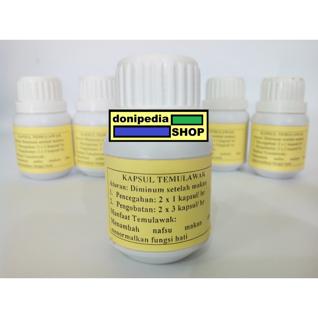 Jual Kapsul Temulawak Curcuma - Obat Hati / Hepatitis ~ Suplemen Herbal ...