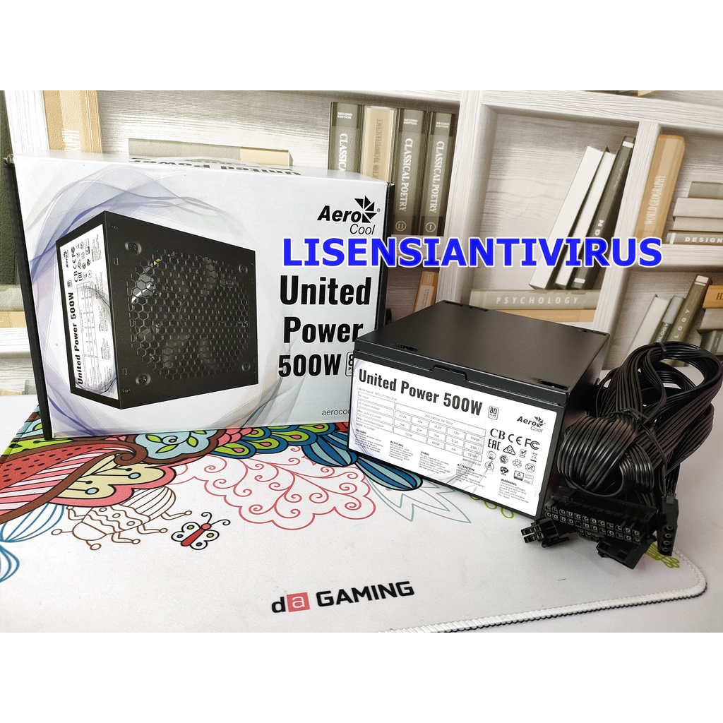 Jual PSU Power Supply Aerocool United Power 500W 80 PLUS White | Shopee Indonesia