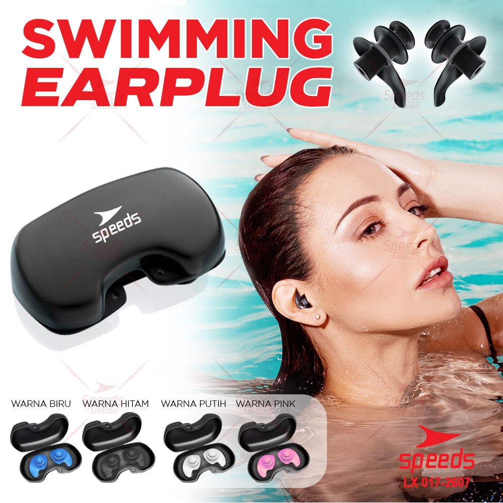 Jual SPEEDS Earplug + Noseclip Penutup Hidung dan Penyumbat Telinga ...