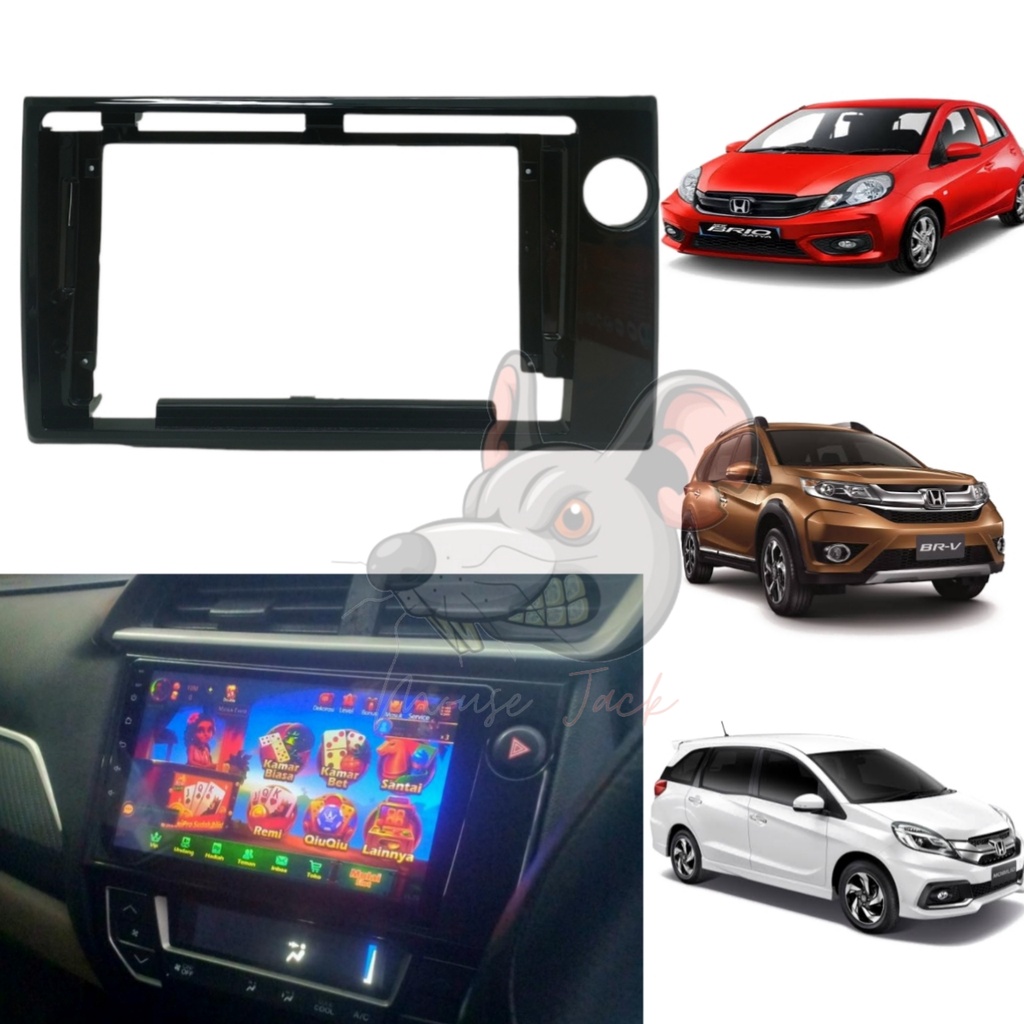 Jual Frame Head Unit Android 9 inch for Honda Brio Mobilio BRV 2016 ...