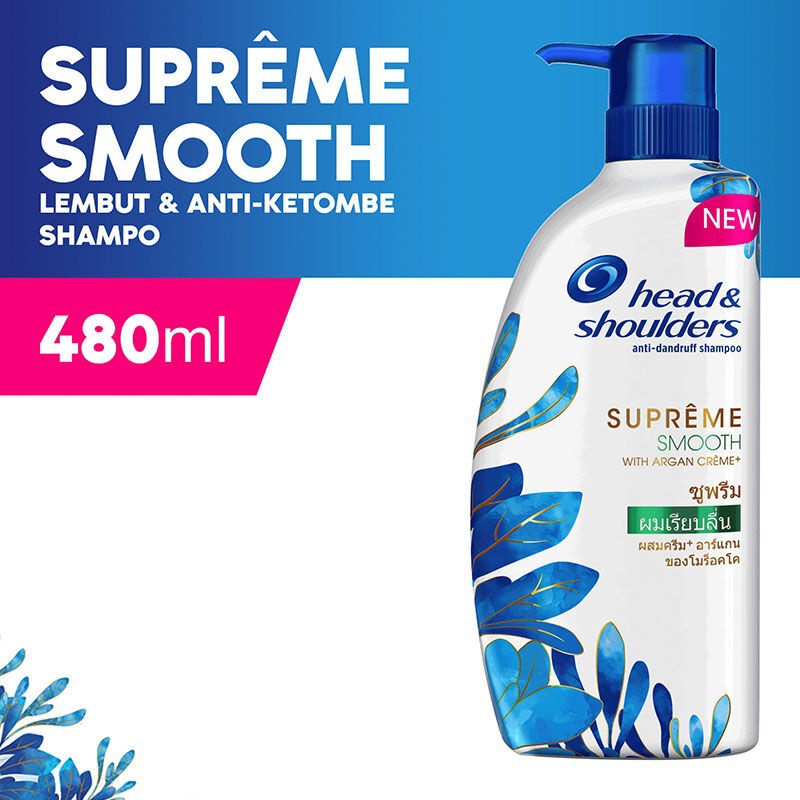 Jual Head Shoulders Shampoo Supreme Hairfall Moisture Smooth