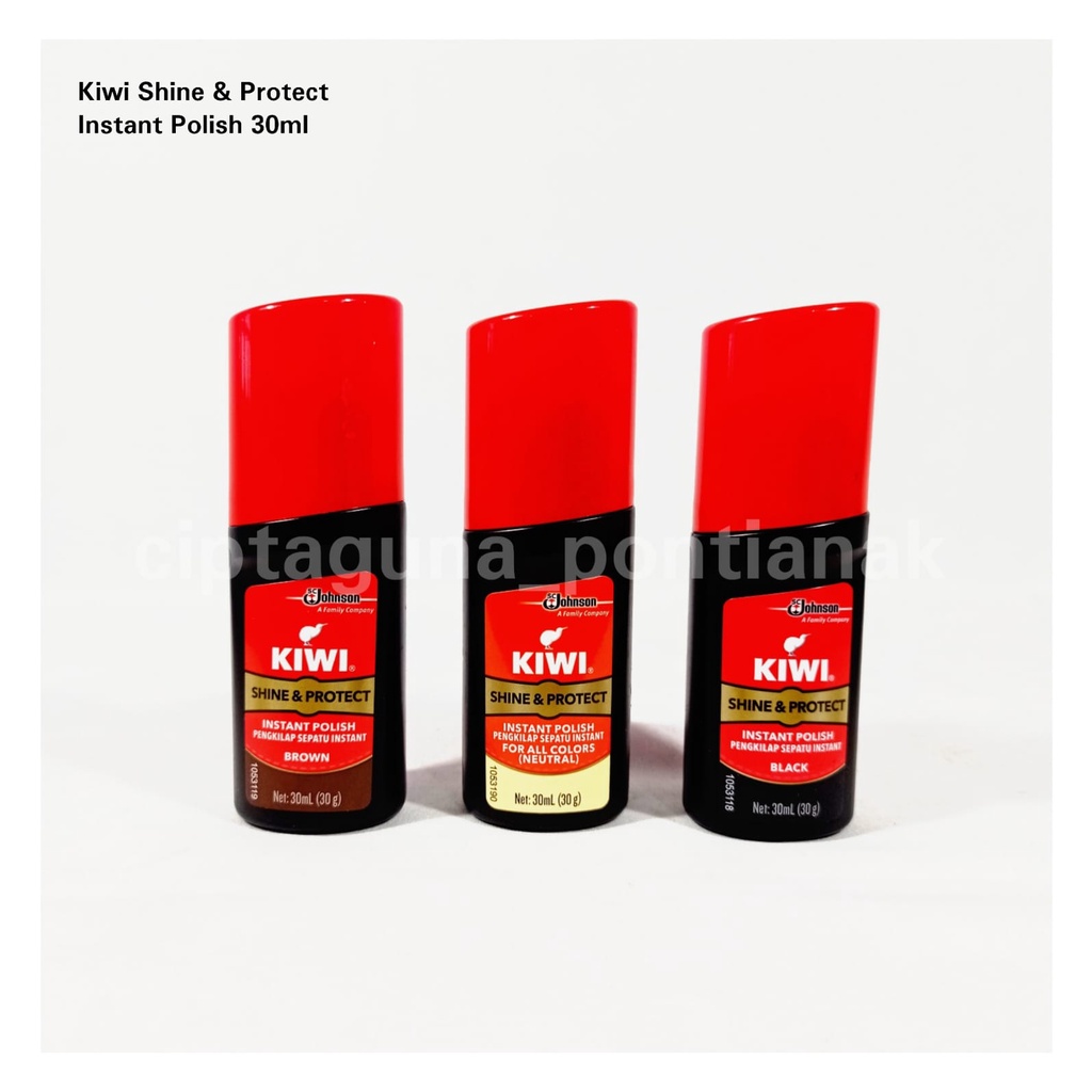 Jual KIWI SHINE & PROTECT / SEMIR SEPATU CAIR 30ML - MURAH!!! | Shopee Indonesia