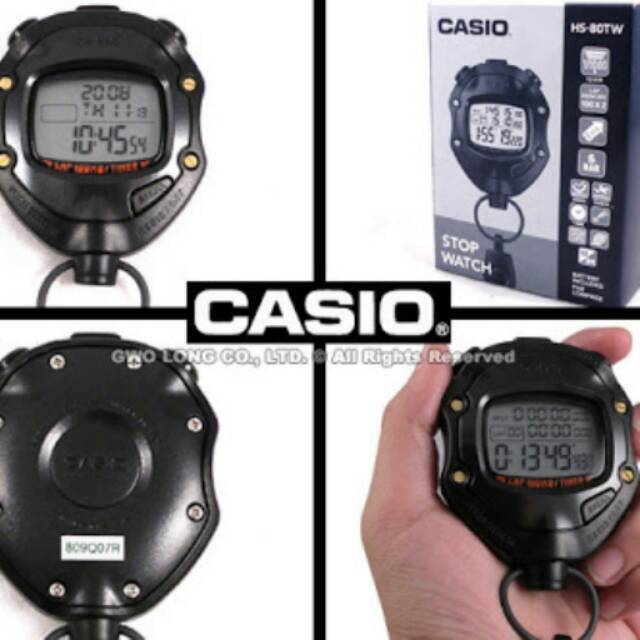 Jual CASIO HS-80 - Stopwatch /Alat Catat Waktu #ORIGINAL# GARANSI RESMI ...