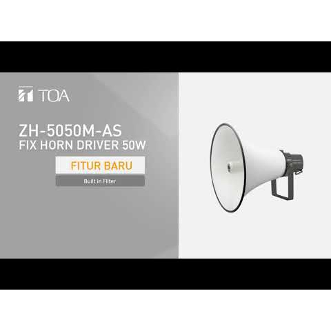 Jual TOA ZH 5050M AS HORN SPEAKER CORONG WITH TRAFO 50 WATT 5050 M | Shopee Indonesia