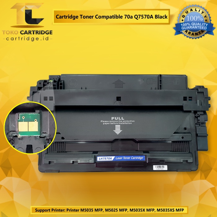 Jual Cartridge Toner Compatible 70a Q7570A Printer M5035 MFP M5025 MFP ...