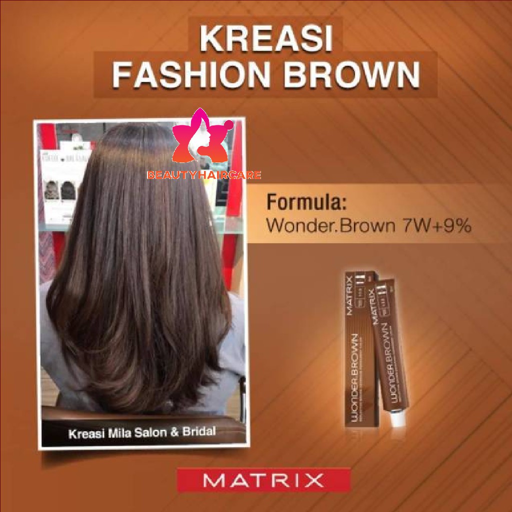 Jual MATRIX Wonder Brown Hair Color Permanent 90ml | Semir arambut ...