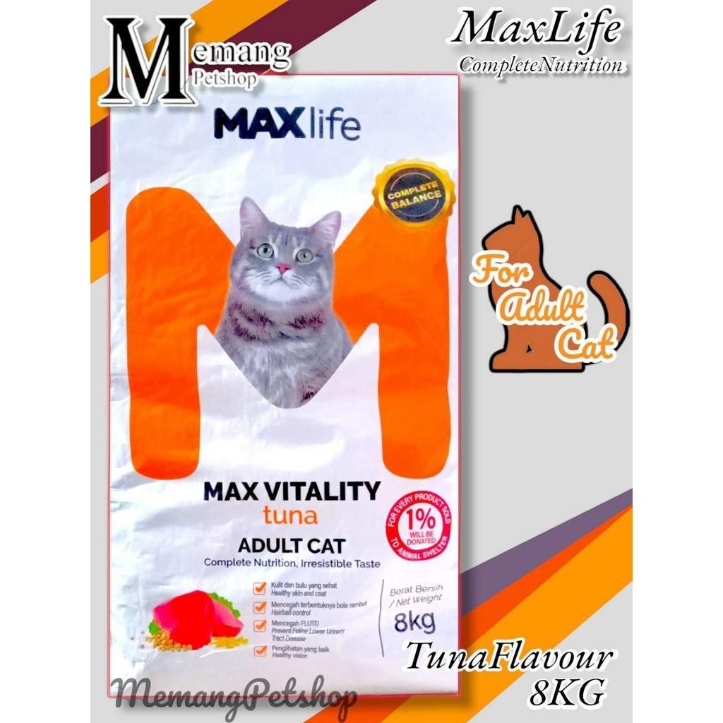 Jual Max Life Adult Tuna 8Kg Cat Food - Makanan Kucing MAXlife | Shopee ...