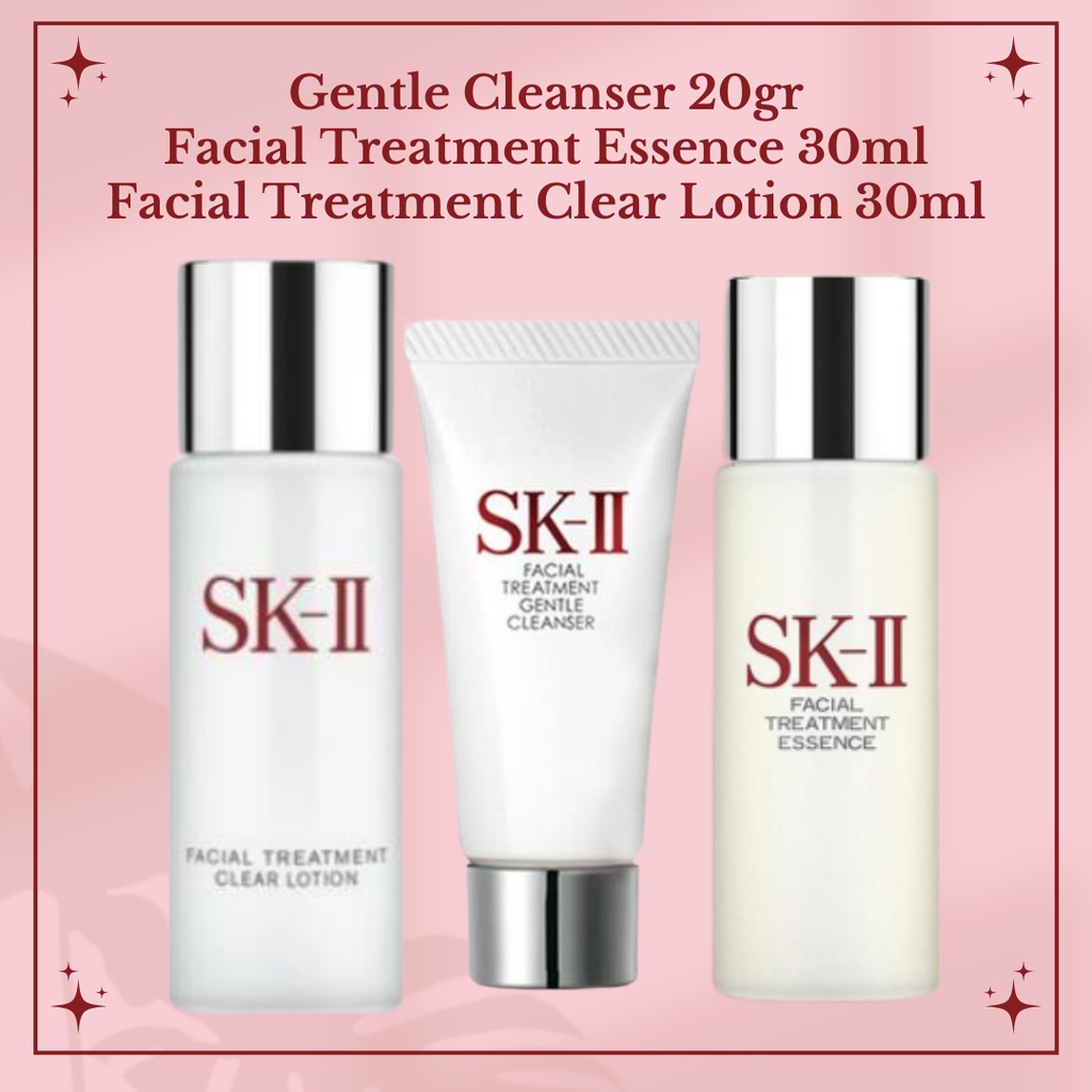Jual SK2 SK-II SKII Simple Trial Basic A ( FTE 30ml FTCL 30ml Cleanser ...