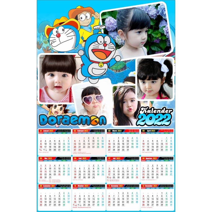Jual KALENDER CUSTOM 2022 /KALENDER CUSTOM FOTO SENDIRI FREE DESAIN ...