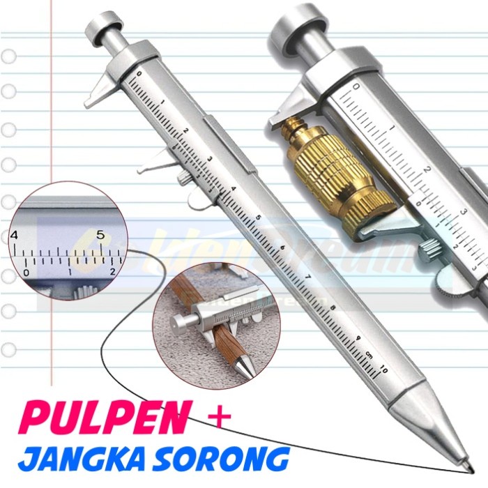 Jual Pulpen Jangka Sorong Pena Sigmat Vernier Caliper Pen Tulis Mistar ...