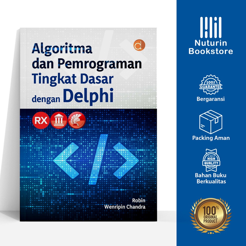 Jual Buku Algoritma Dan Pemrograman Tingkat Dasar Dengan Delphi ...