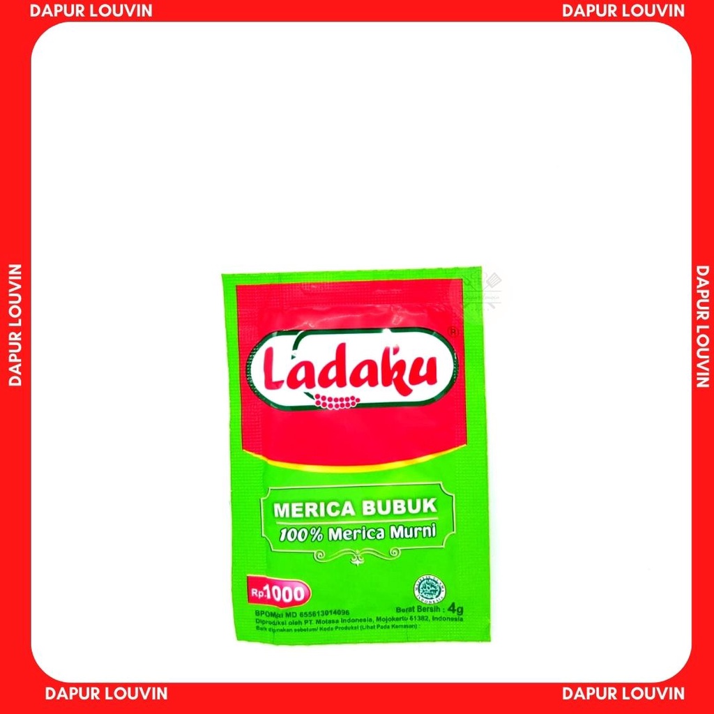 Jual Ladaku Merica/Lada Bubuk Kemasan Sachet 4 Gram | Shopee Indonesia