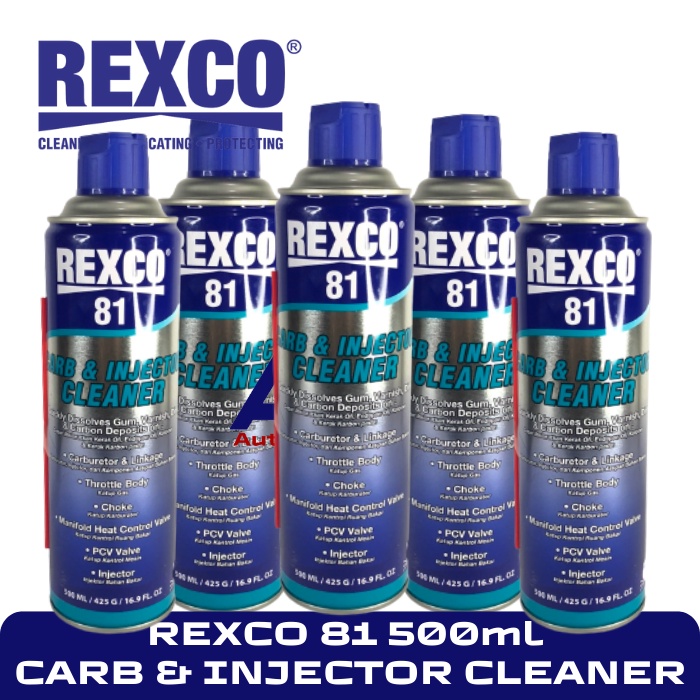 Jual REXCO 81 Carbulator & Injector Cleaner 500ml / Pembersih Injektor ...