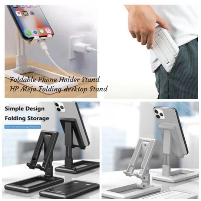 Jual FOLDING DESKTOP HD28 TRANSFORMER PHONE HOLDER DESIGN TIPIS KOKOH ...