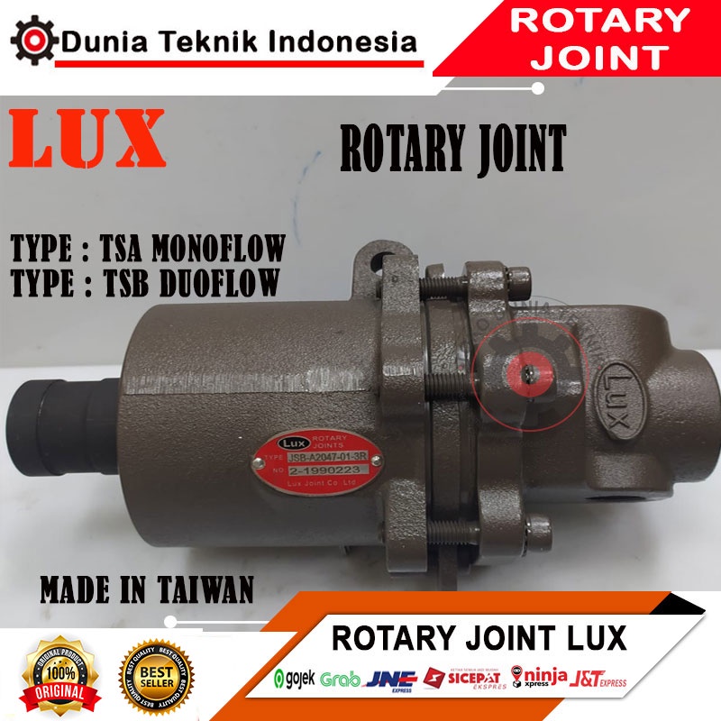 Jual TSB SIZE 50A 2 IN DUOFLOW MEDIA STEAM/UP ROTARY JOINT LUX -TAIWAN | Shopee Indonesia