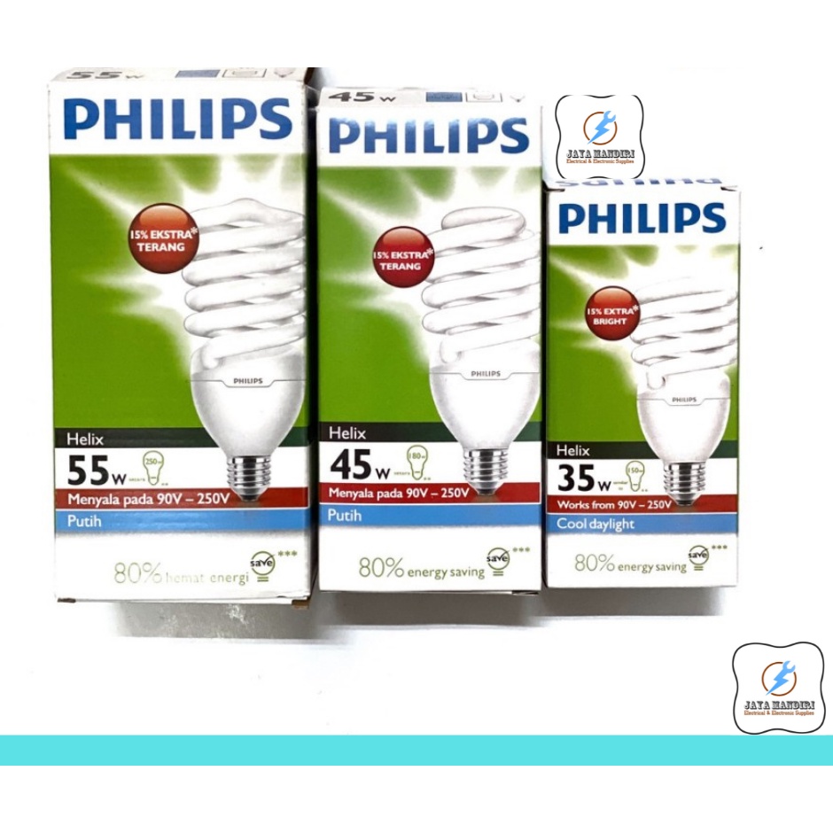 Jual Lampu Spiral Helix Philips 35/45/55 Watt | Shopee Indonesia
