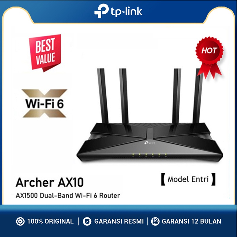 Jual Tp-Link Archer AX10 AX1500 Wi-Fi 6 Router wifi Tplink tp link ...