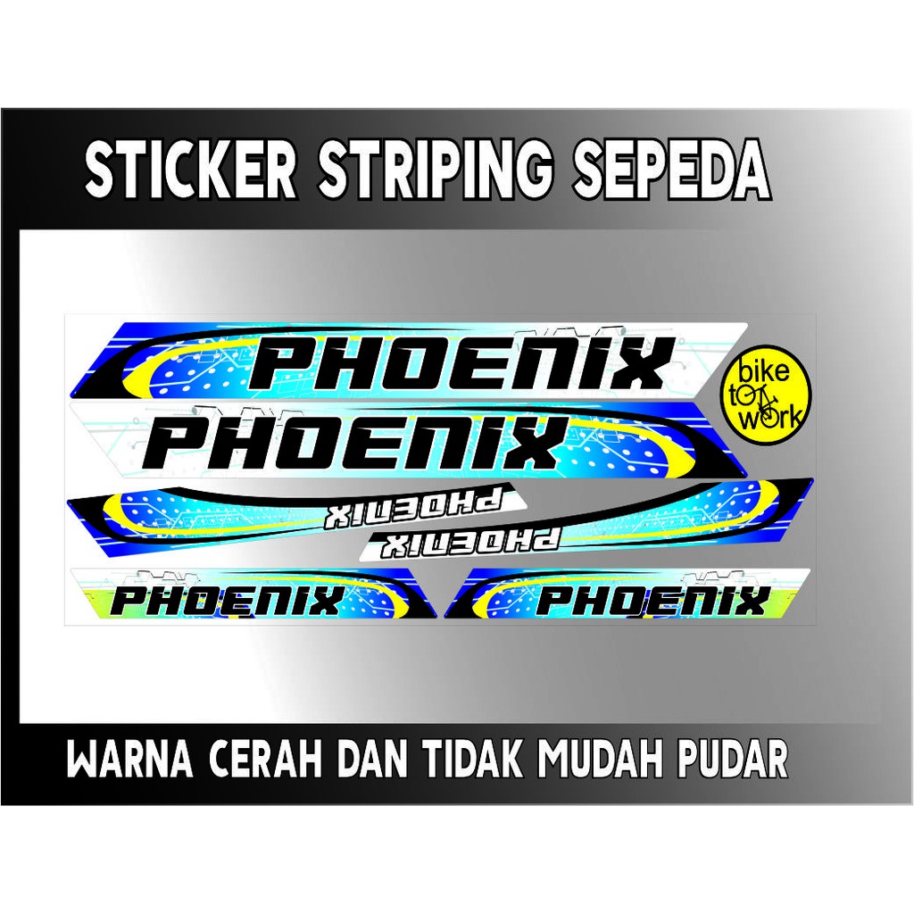 Jual STRIPING VARIASI SEPEDA PHOENIX STIKER BIKE | Shopee Indonesia
