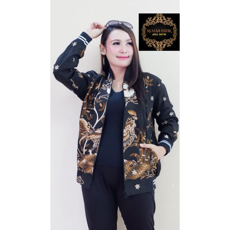 Jual jaket batik trendy MOTIF AYAM ALAS JAKET PRIA WANITA BATIK MODEREN ...