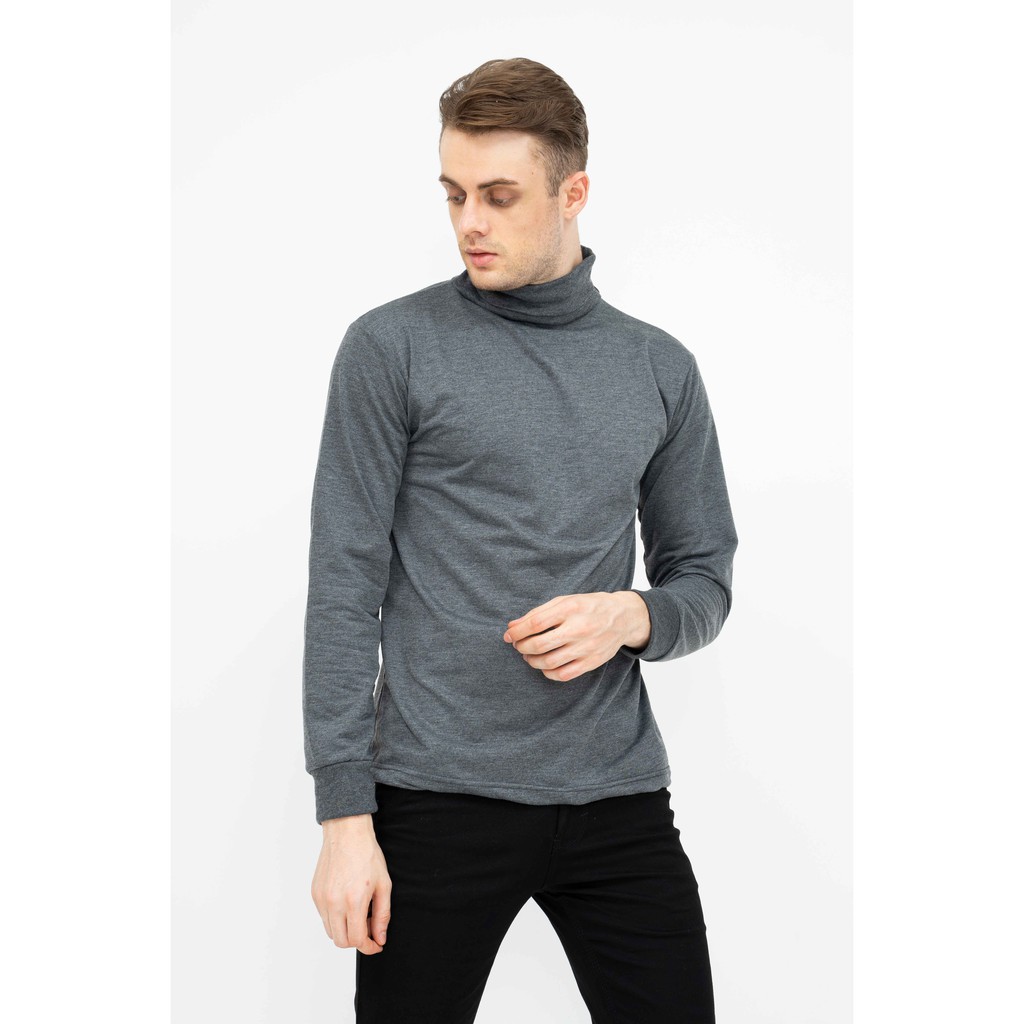 Jual houseofcuff Turtle Neck Pria Lengan panjang kaos pria kerah tinggi slim fit | Shopee Indonesia