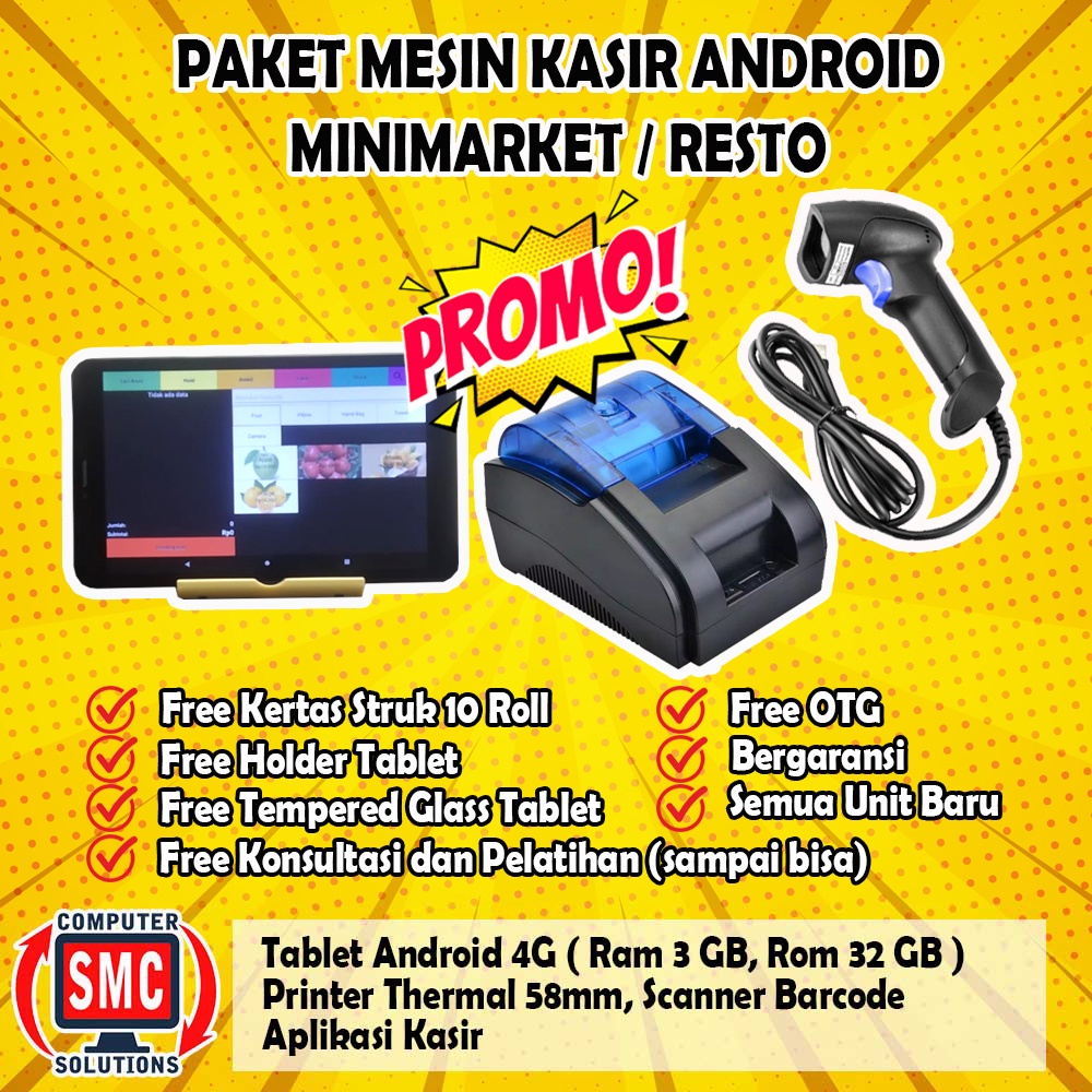 Jual Mesin Kasir Android Siap Pakai Terlaris untuk Semua Jenis Usaha | Shopee Indonesia