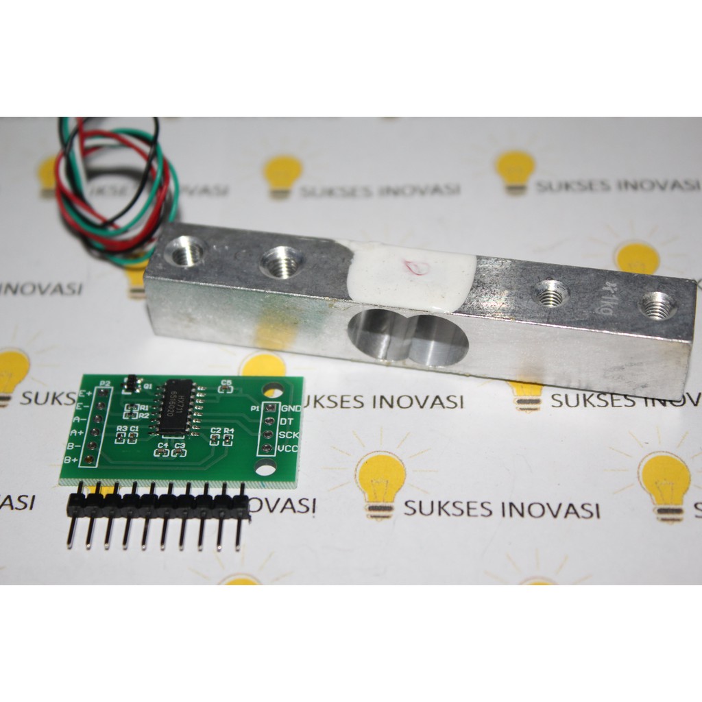 Jual Sensor Berat atau Load Cell 1Kg + Modul HX711 | Shopee Indonesia