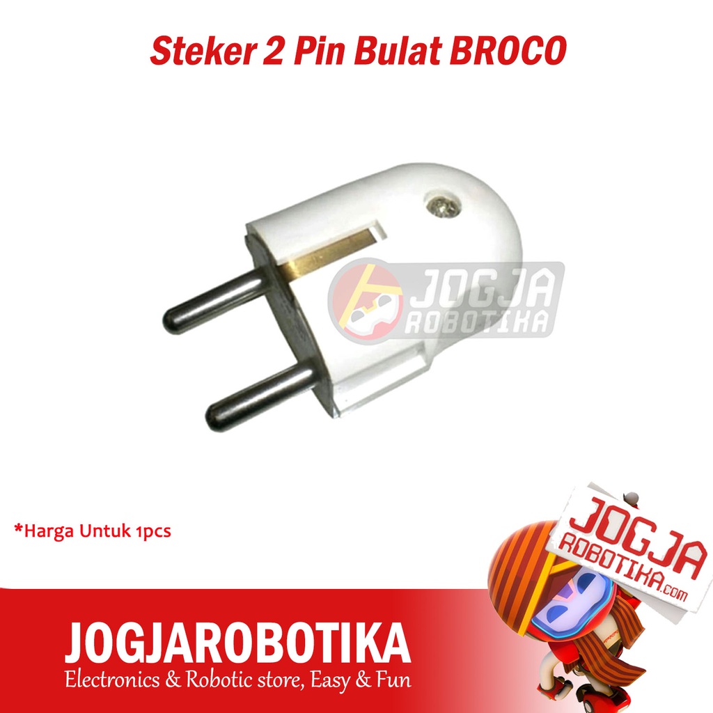 Jual Steker 2 Pin Arde Bulat 13310 BROCO | Shopee Indonesia